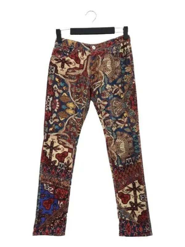 Just Cavalli Printed Belt-loop Jeans - Brown