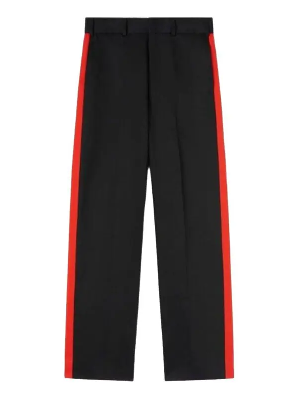 Palm Angels X Moneygram Haas Racing Stripe Detail Trousers - Black