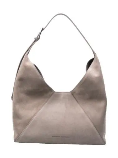 Brunello Cucinelli Paneled Shoulder Bag - Taupe