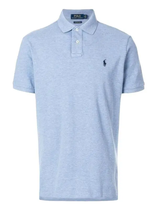 Polo Ralph Lauren Classic Logo Embroidered Polo Shirt - Blue