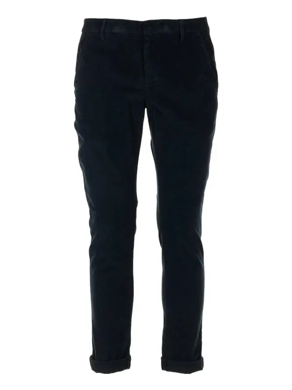 DONDUP Belt Loop Casual Pants - Black