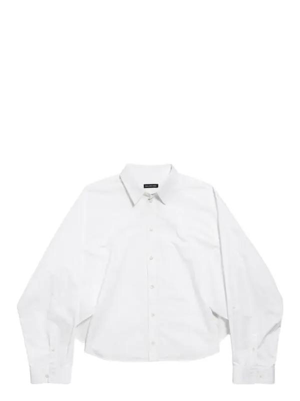 Balenciaga Semi-fitted Long-sleeved Shirt - White