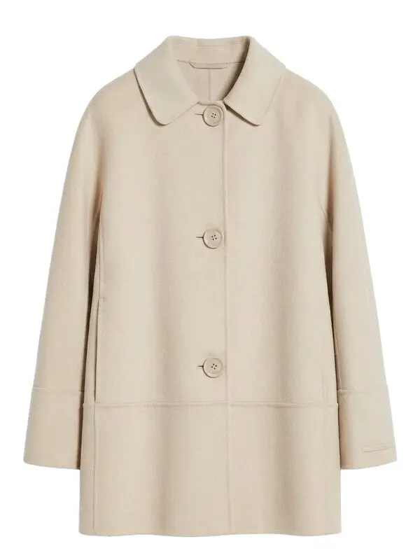Max Mara Long-sleeved Coat - Nude