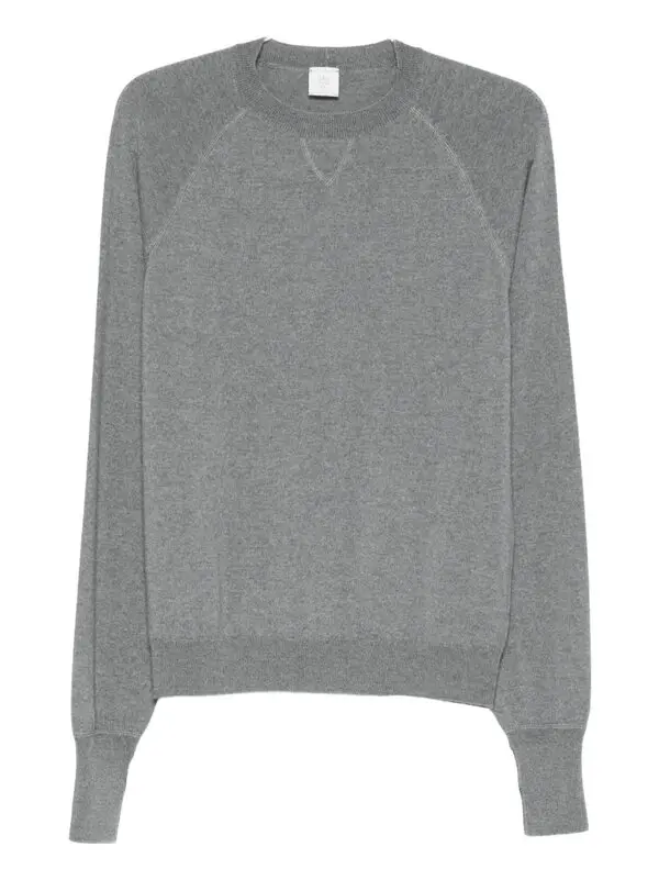 Eleventy Raglan Sleeve Sweater - Gray