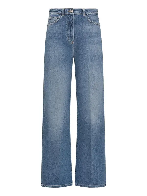Seventy High-waist Straight-leg Jeans - Blue