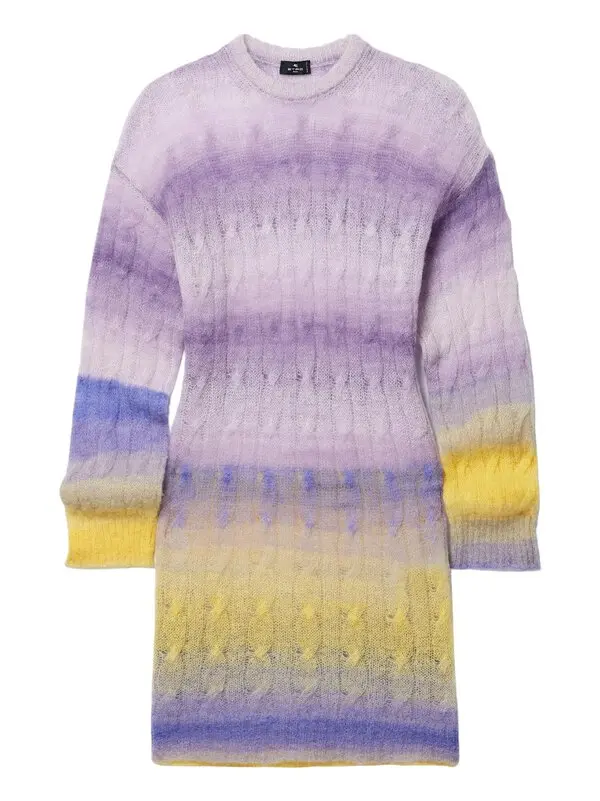 Etro Long Sweater With Fading Effect - No