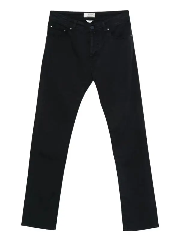 Jacob Cohen Slim Fit Bard Tr Trousers - Navy Blue