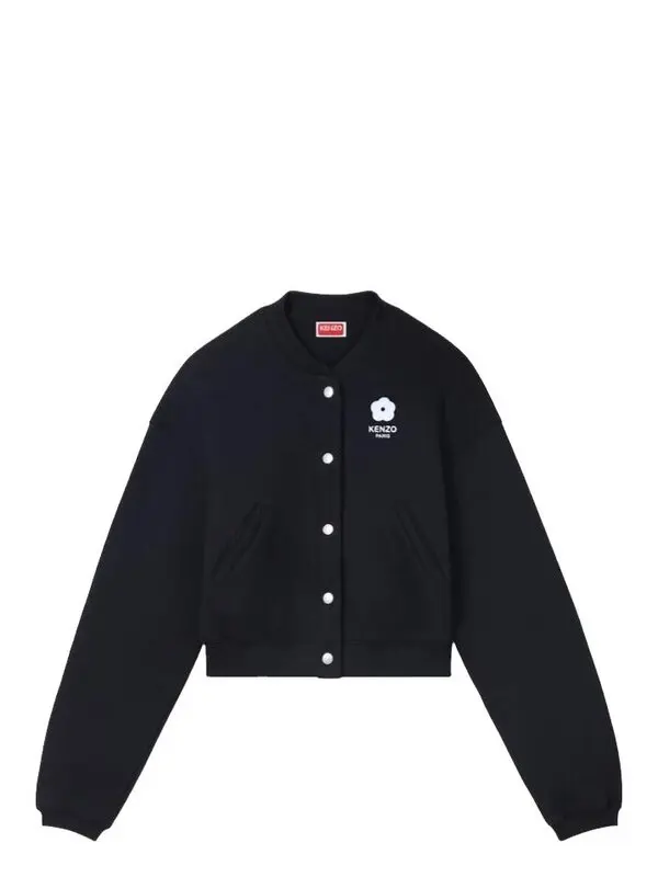 Kenzo Boke Flower 2.0 Boxy Teddy Jacket - Black