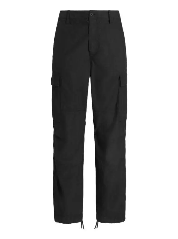 Dolce & Gabbana Logo Plaque Cargo Trousers - Black