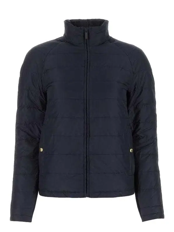 Thom Browne Zip-up Puffer Jacket - Navy Blue