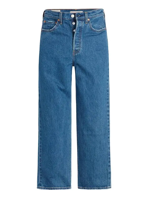 LEVI'S Ribcage Straight Ankle Jeans - Blue
