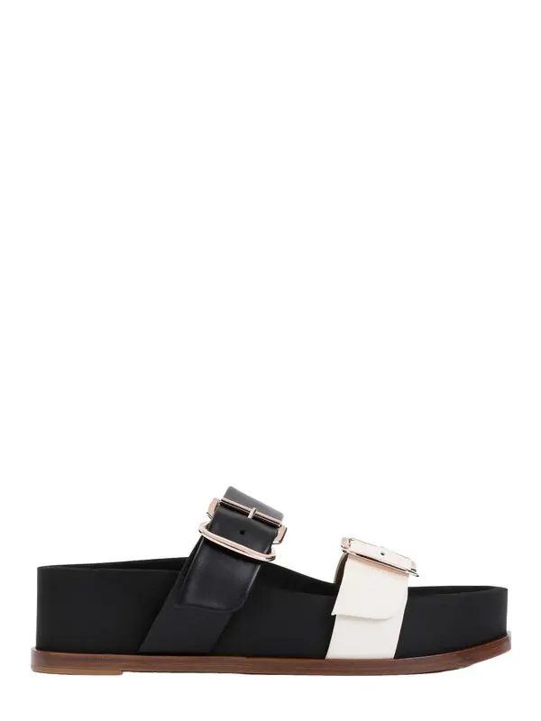 Gabriela Hearst Wren Platform Sandals - Black