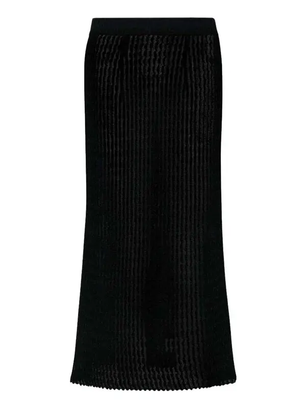 MAISON MARGIELA Elasticated Waist Skirt - Black