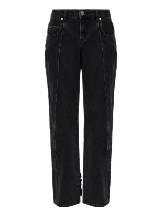Isabel Marant Étoile Jaylis Bootcut Jeans - Fade Black