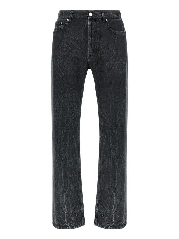 Séfr Classic Cut Five-pocket Jeans - Black