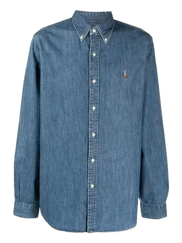 Polo Ralph Lauren Button-down Denim Shirt - Blue