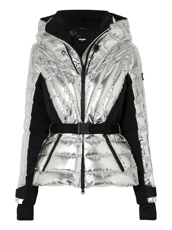 Mackage Down Jacket With Detachable Hood And Zipper Pockets - Black