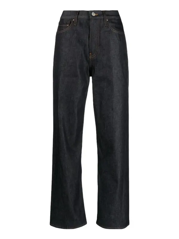 TOTEME Organic Cotton Straight-leg Jeans - Black