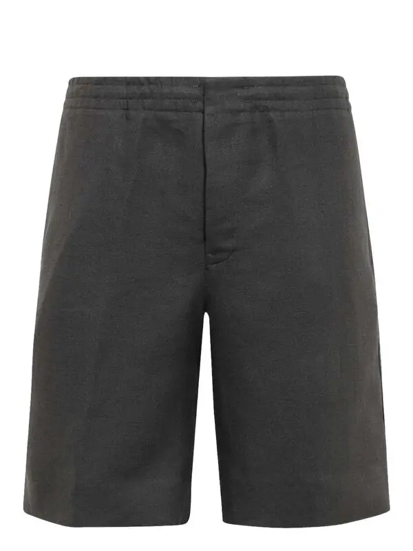Zegna Relaxed Fit Waist Shorts - Black