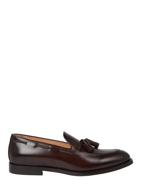 Brunello Cucinelli Tassel Detailed Loafers - Black