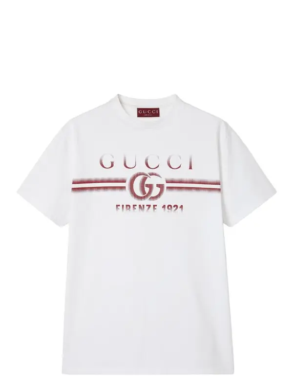 Gucci Logo Printed Jersey T-shirt - No