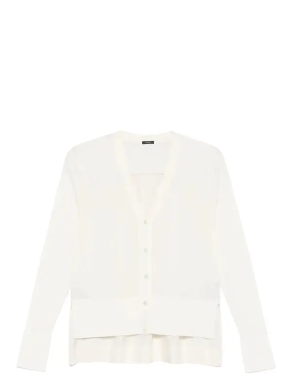 JOSEPH Panelled Cardigan - Light Beige