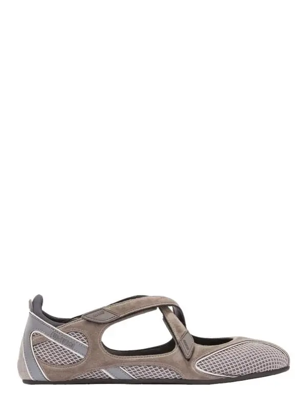 Attico The Floor 01 Ballerina Flats - Grey