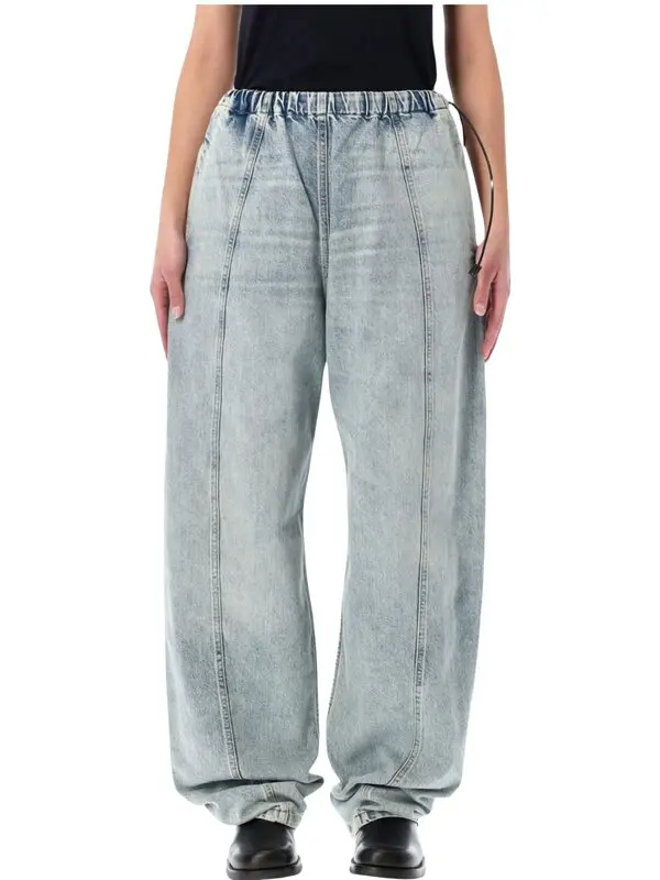 HAIKURE Angel Wide-leg Jeans - Green