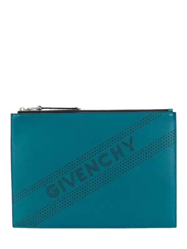 Givenchy Perforated Logo Handbag - Ocean Blue