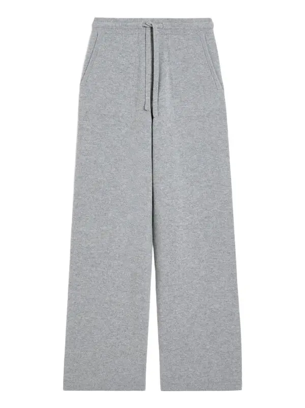 Max Mara Pietra Drawstring Waist Track Pants - Medium Gray
