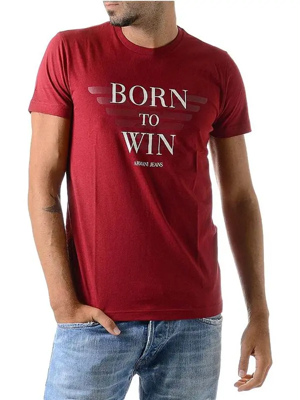 Emporio Armani Logo Details T-shirt - Red