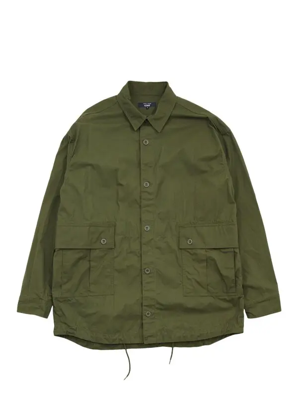 Comme Des Garçons Cotton Overshirt Army - Green