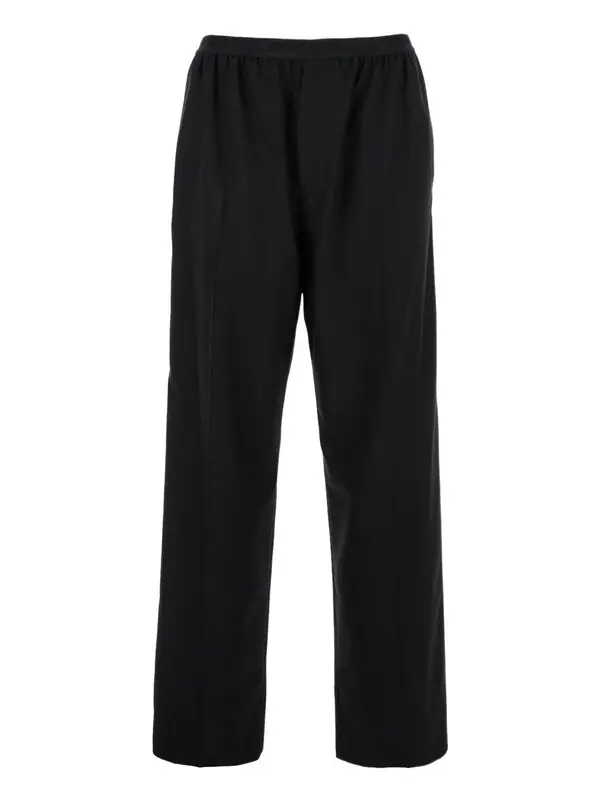 Balenciaga Elastic Waist Jogging Pants - Black