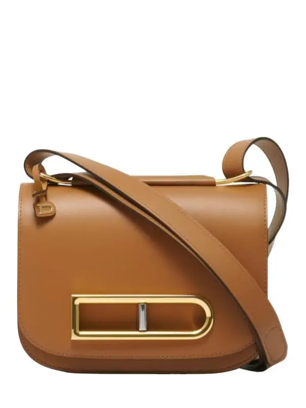 Delvaux Lingot Leather Shoulder Bag - Brown