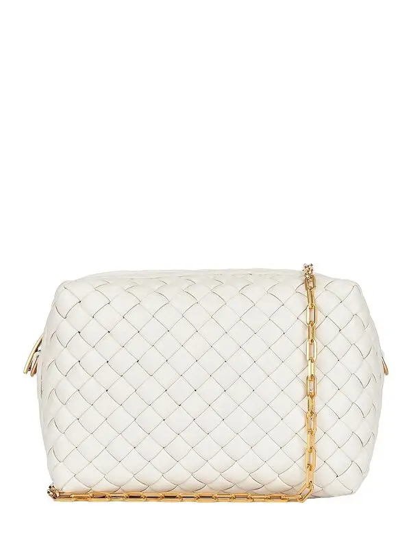 Bottega Veneta Padded Cassette Shoulder Bag - Chalk Color