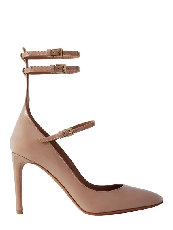 Alaïa Buckled High Heels - Brown