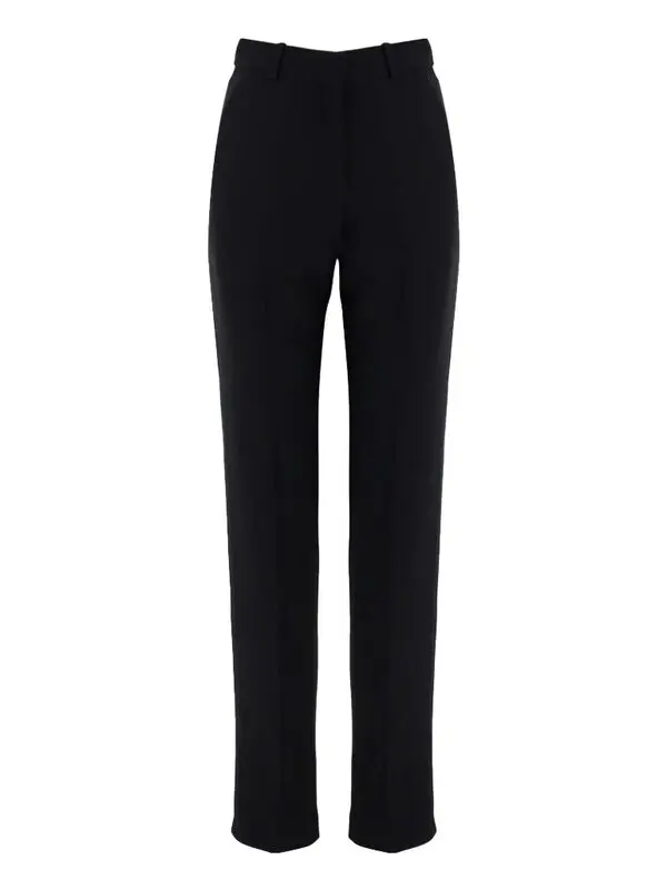 Alexander McQueen High-waisted Trousers - Black