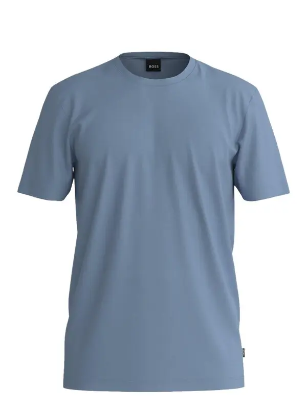 Hugo Boss Open-necked Black Shirt - Blue