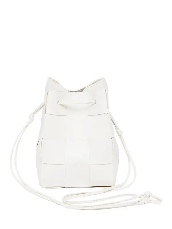 Bottega Veneta Small Cassette Shoulder Bag - White