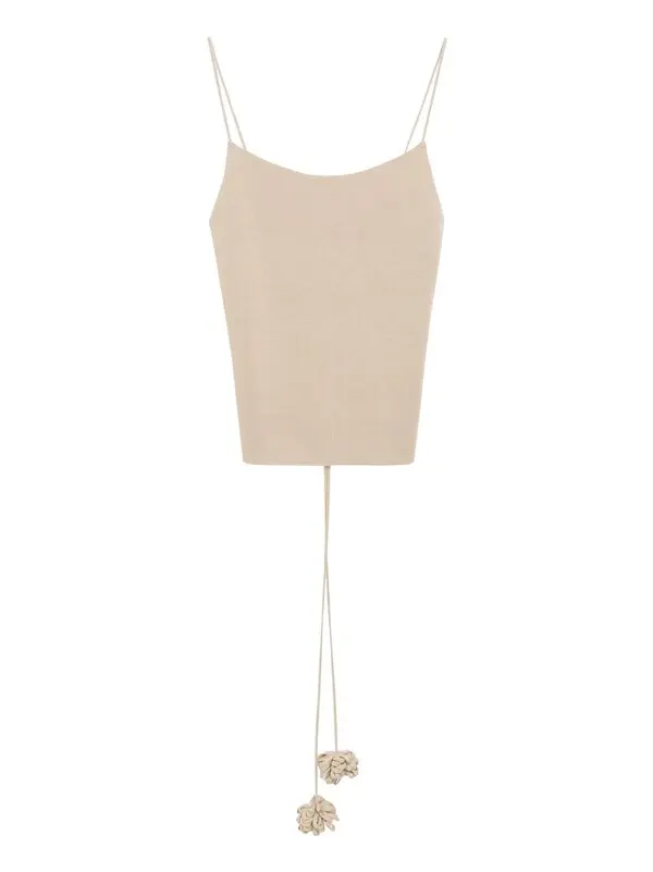 BY MALENE BIRGER Gillian Strappy Top - Nude