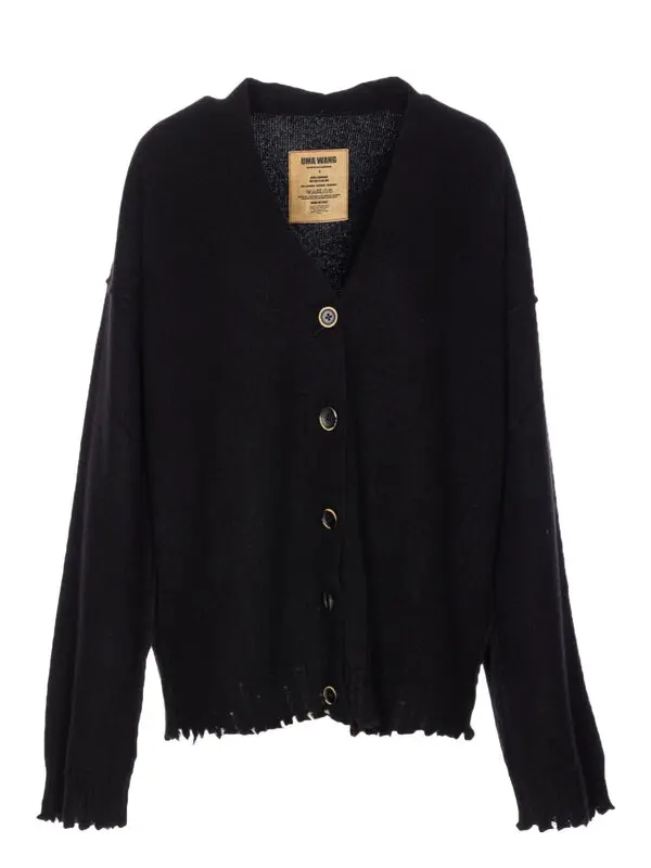 UMA WANG Long-sleeved Knitted Cardigan - No