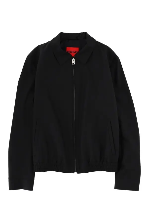 Hugo Boss Zip-up Bomber Jacket - Black