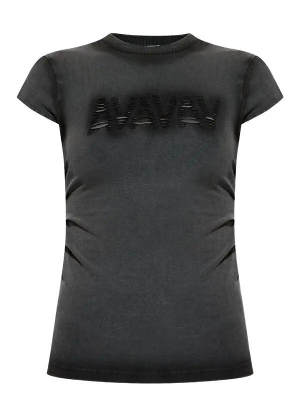 AVAVAV Logo-print T-shirt - Black