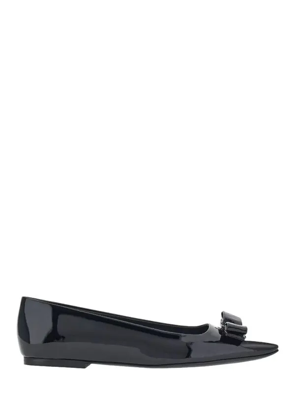 FERRAGAMO Vara Bow Ballet Flats - Black