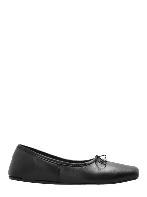 VIVIENNE WESTWOOD Bow Detail Ballerina Flats - Black