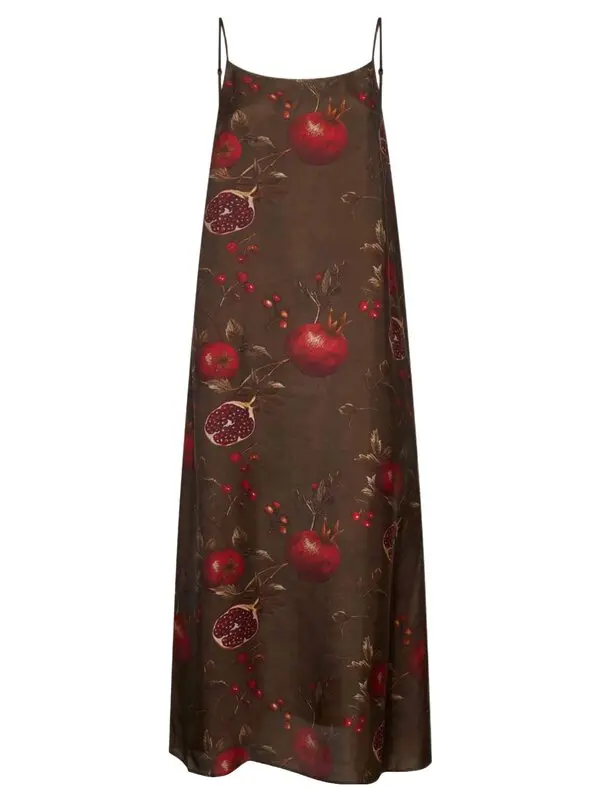 UMA WANG Anaya Dress - Brown