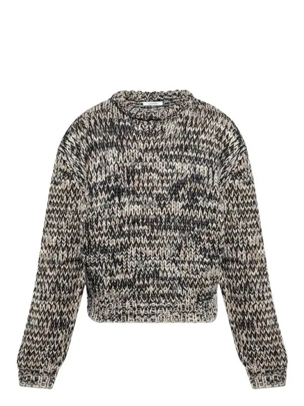 LEMAIRE Textured Wool Sweater - Gray