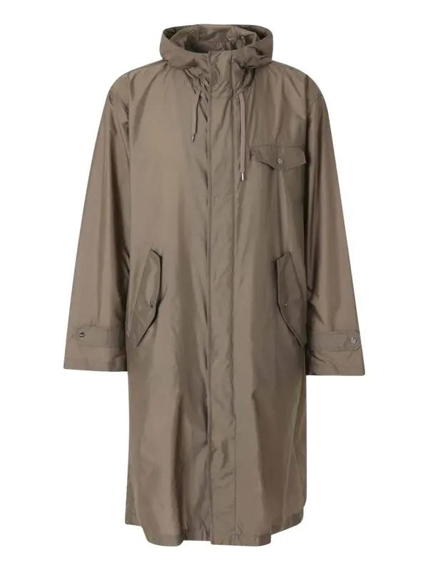 Herno Long-sleeved Hooded Windbreaker - Military Green