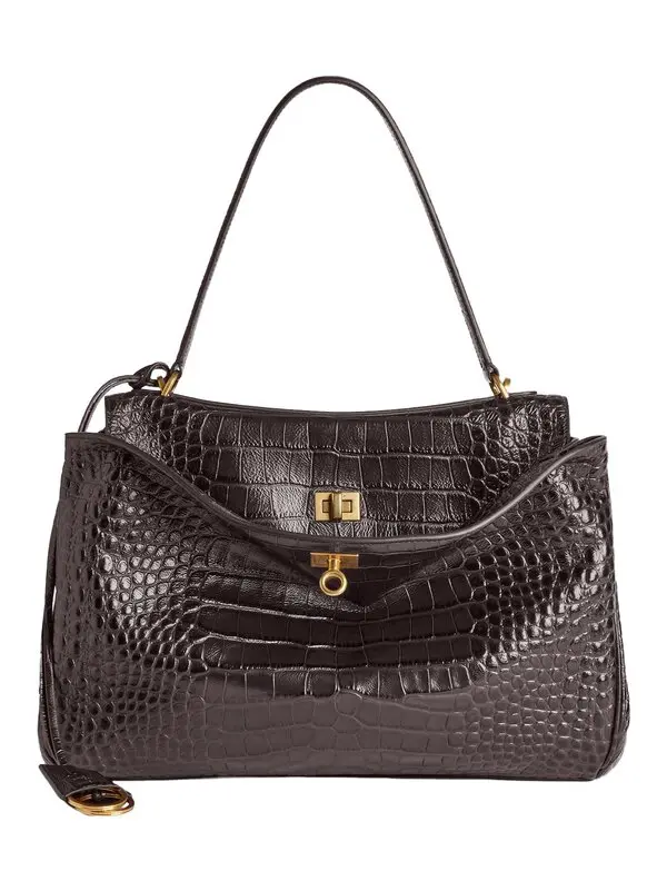 Balenciaga Rodeo Medium Tote Bag - Brown