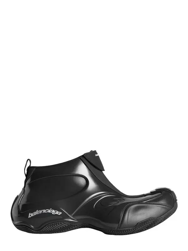 Balenciaga Basketball Zip Detailed Sneakers - Black